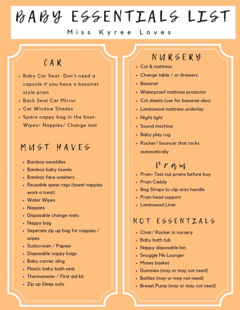 Baby Essentials That You Will Actually Use & Need! – Miss Kyree Loves